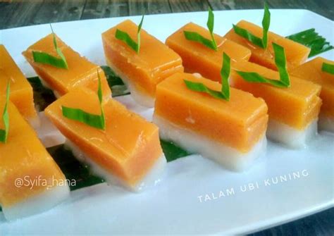 Resep Kue Talam Ubi Kuning BikinRamadanBerkesan 6 Oleh Syifa Hana