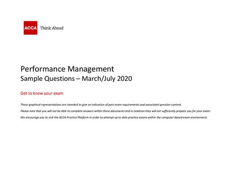 Performance Management Lecture Notes Business Management And Analysis