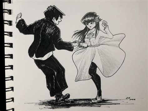 Komi And Neko By Jedo R Komi San