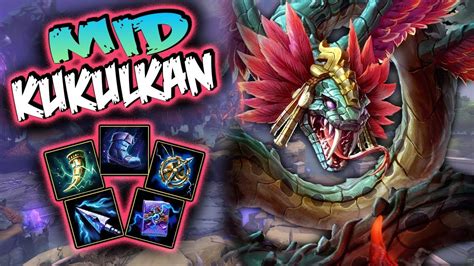 Smite Kukulkan Build And Guide Minions Win Games Smite Gameplay