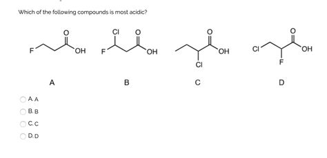 Solved Part A Rank The Three Compounds From Most Acid Vrogue Co