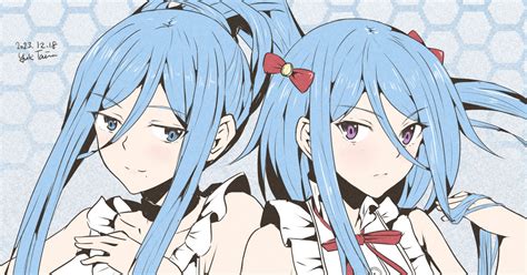 蒼き鋼のアルペジオ タカオとアタゴ 平ゆうきのイラスト Pixiv