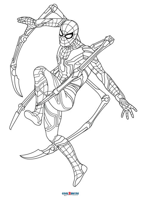 Iron Spider Coloring Pages