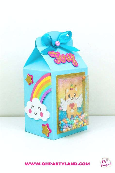 Shaker Milk Box Template Acetate Shaker Box Oh Partyland
