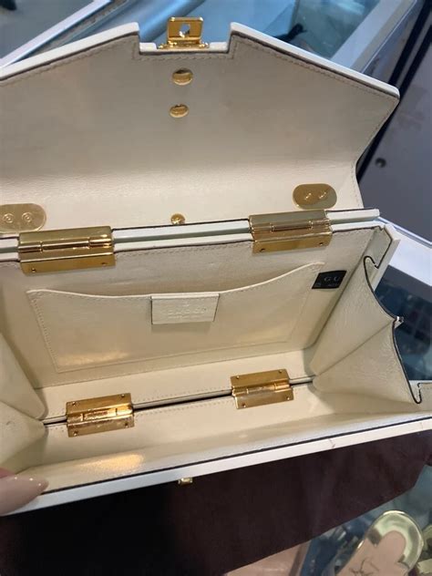 Gucci Sylvie 1969 Handle Bag Plexiglass Mini Gem