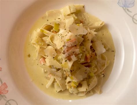 Pasta Smoked Salmon And Mushrooms Savor The Harvest