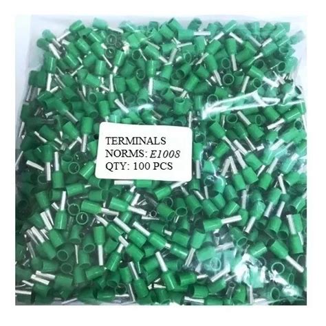 Terminales Tipo Ferrule 100 Unidades 1mm 18 Awg Cuotas sin interés