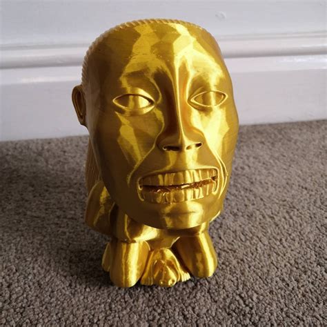 The Golden Idol Fertility Idol Replica Inspired By Indiana Etsy
