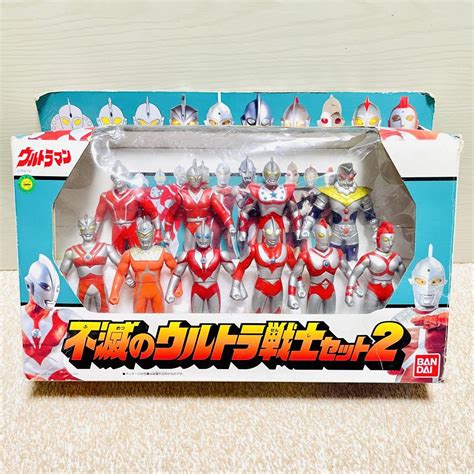 【レア】 不滅のウルトラ戦士 セット2 フィギュア ソフビ レトロ ウルトラマン メルカリ