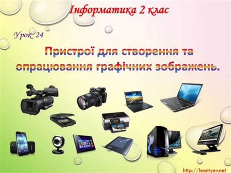 2 клас 24 урок Пристрої для створення та опрацювання графічних