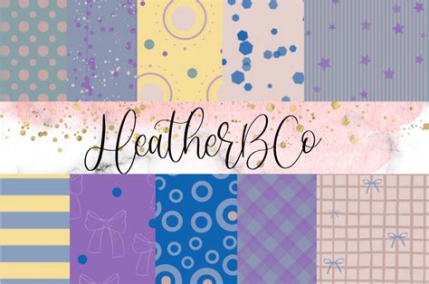 Fun Digital Papers Graphic By Heatherbco · Creative Fabrica