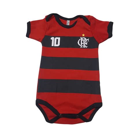 Bodie Bebe Flamengo Unissex Mesversario Tematico Para Menino E