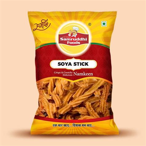 Samruddhi Foods Soya Stick Namkeen Packaging Size 200 Gm At ₹ 150