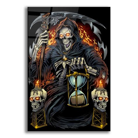 Grim Reaper Hourglass