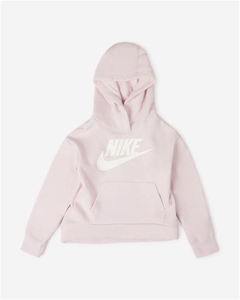Shop Nike Club Fleece High Low Pullover 36i253g A9y Pink Snipes Usa