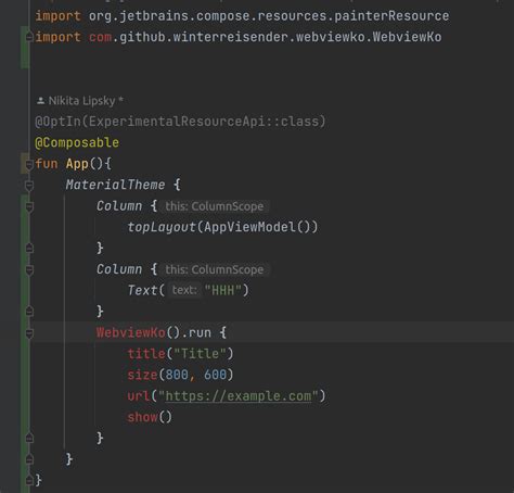 Please Make A Demo Project For Kotlin Compose Multiplatform Project