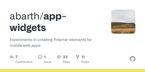 GitHub Abarth App Widgets Experiments In Creating Polymer Elements
