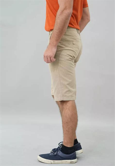 Jual Lgs Lgs Celana Pendek Casual Pria Warna Cream Css 451 056 001