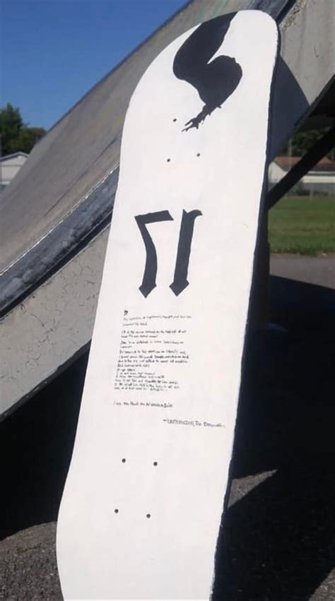 Hey Guys Heres A Skateboard I Made Inspired By 17 Hope You Like It