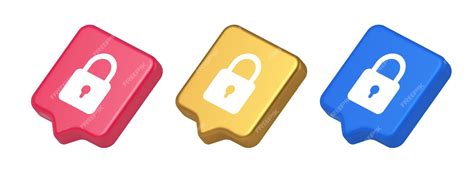 Premium Vector Padlock Locking Web Access Button Password Security Protection Safe Encryption