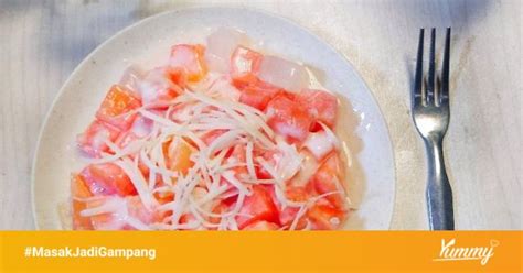 Resep Salad Pepaya Nata De Coco Sederhana Rumahan Di Yummy App