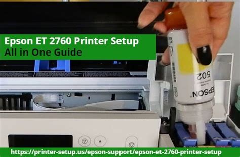 Epson ET 2760 All In One Printer Easy Setup Guide