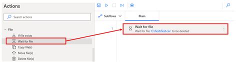 what to do if the specified file does not exist power automate desktop