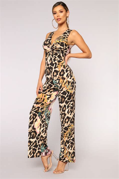 Wild At Heart Jumpsuit Leopard