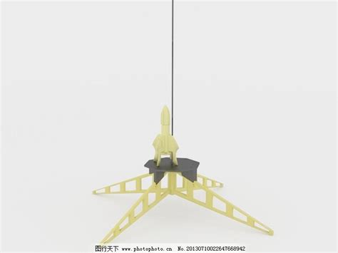 模型火箭箭体的各种各样的鳍站图片 Stl素材 3d素材 图行天下素材网