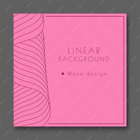 Premium Vector A Pattern Of Wavy Lines Minimalistic Abstract Background Interior Design