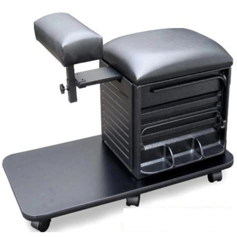 Ps Essentials Pedi Tech Cart W Platform For Portable Foot Spa Ps Salon Equipment