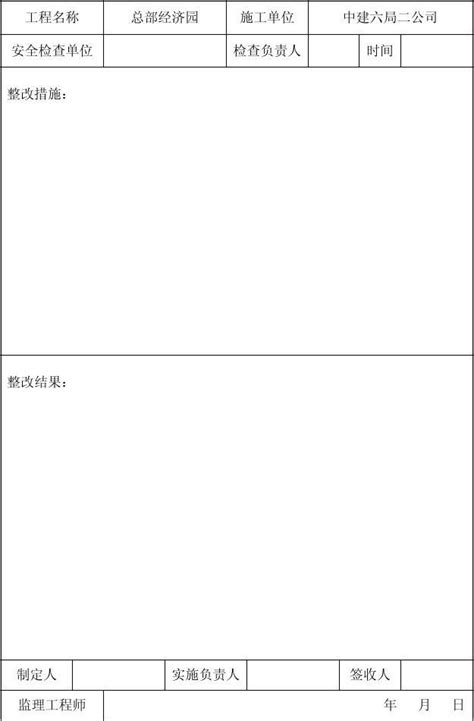 安全隐患整改回复单1word文档在线阅读与下载免费文档