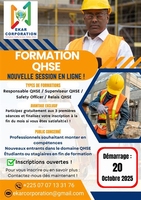 Vous Souhaitez Exercer Les Métiers Du Qhsehsesafety Dans Les Secteurs