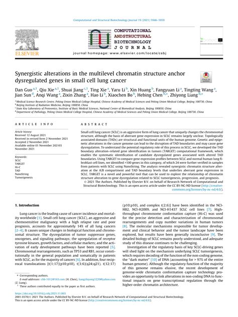 Pdf Synergistic Alterations In The Multilevel Chromatin Structure