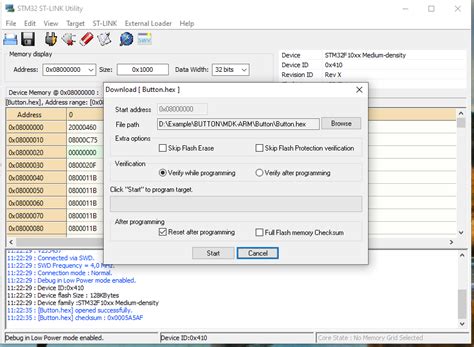 Hướng dẫn cài đặt và sử dụng ST LINK Utility từ A tới Z