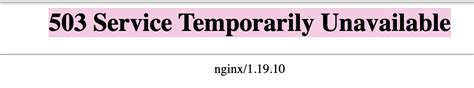 503 Service Temporarily Unavailable · Issue 1687 · Nginx Proxynginx