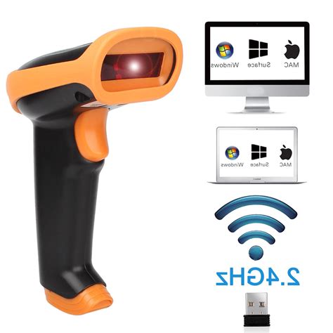 Wireless Barcode Scanner Portable GHz Wireless USB