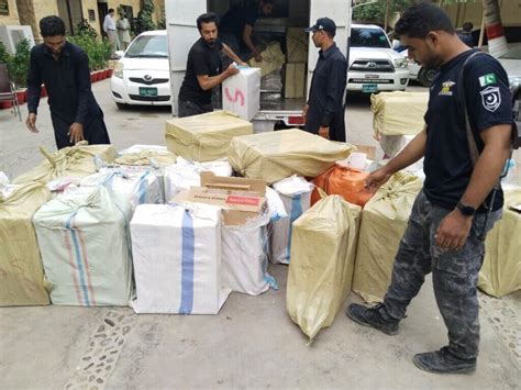 Led By Dg Faiz Ahmad Customs Iandi Seizes Smuggled Cigarettes Of Rs303m