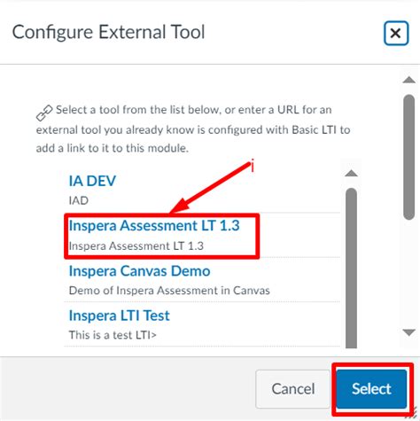 Canvas LTI 1 3 Integration With Inspera Assessment Inspera Help Center