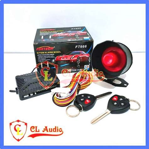Jual RECOMMEND ALARM MOBIL FORTECH FT666 MODEL KUNCI INOVA Di Seller