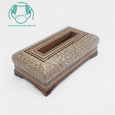 جعبه دستمال کاغذی کلینکس خاتمکاری ۶۵ ۰۰۰ تومان جعبه دستمال کاغذی کلینکس