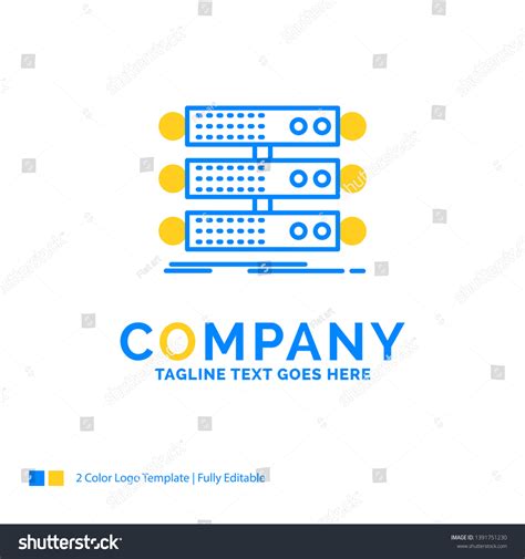 Server Structure Rack Database Data Blue Stock Vector Royalty Free 1391751230 Shutterstock