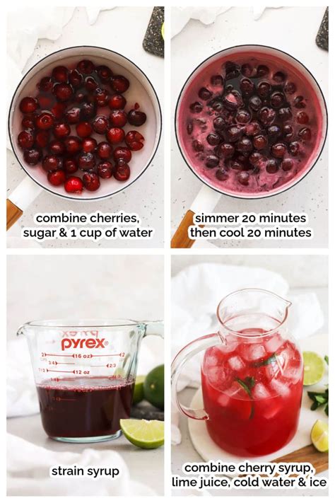 Homemade Cherry Limeade Recipe From Scratch