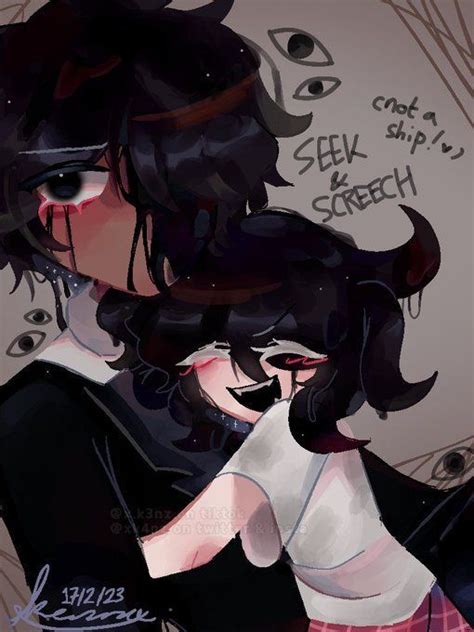 Screech X Seek 💫 Cute Drawings Doors Horror Artwork