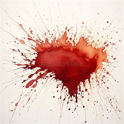 Colorful Drips And Splatter On White Background Stock Illustration