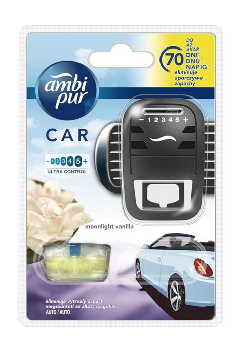 AMBI PUR CAR ZAPACH SAMOCHODOWY ZESTAW WANILIA 7154674300 Oficjalne
