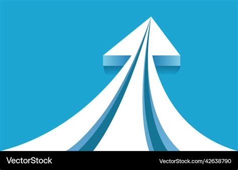 Joining Paths Arrows Royalty Free Vector Image