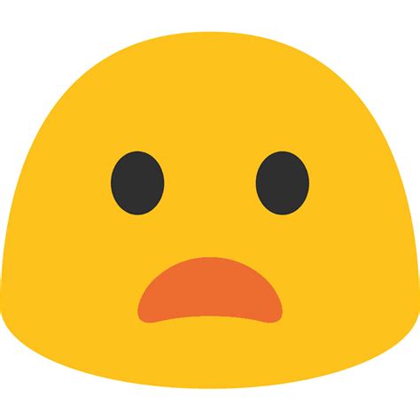 Cara con el ceño fruncido y la boca abierta clipart Dibujos animados descargar gratis Creazilla