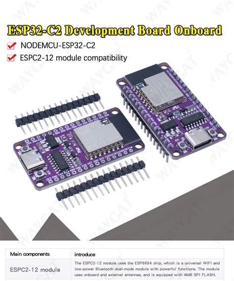 Nodemcu Esp32 C2 Development Board Compatible With Esp8684 Devkitm 1