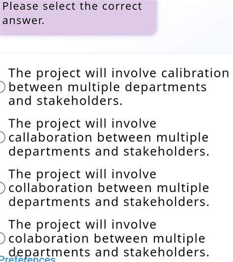 Please Select The Correct Answer The Project Studyx